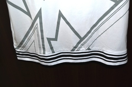 Xios Mens White Gray Logo Geometric T-Shirt Cotton Size 2XL NEW | eBay