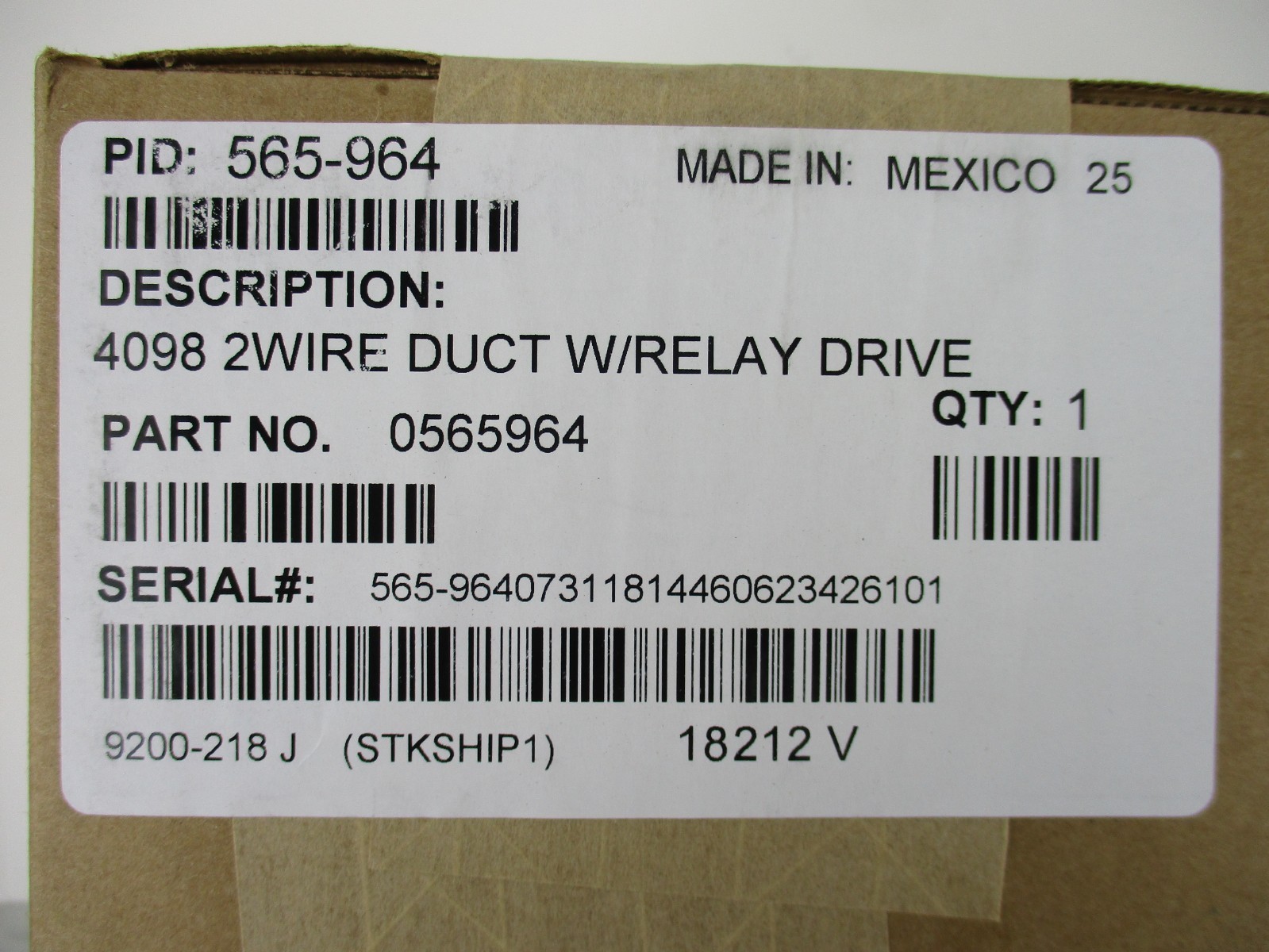 (NEW) SIMPLEX 565-964 - 4098 2 WIRE DUCT WITH RELAY DRIVE | eBay