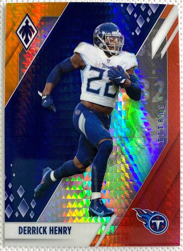 2021 Panini Phoenix Football Derrick Henry Fire Burst Card #99 ...