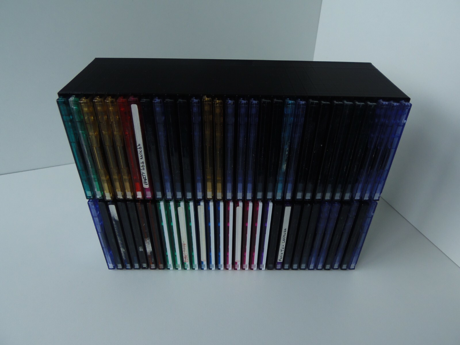Black MiniDisc tray (Holds 60 discs not in cases) storage/holder/stand ...