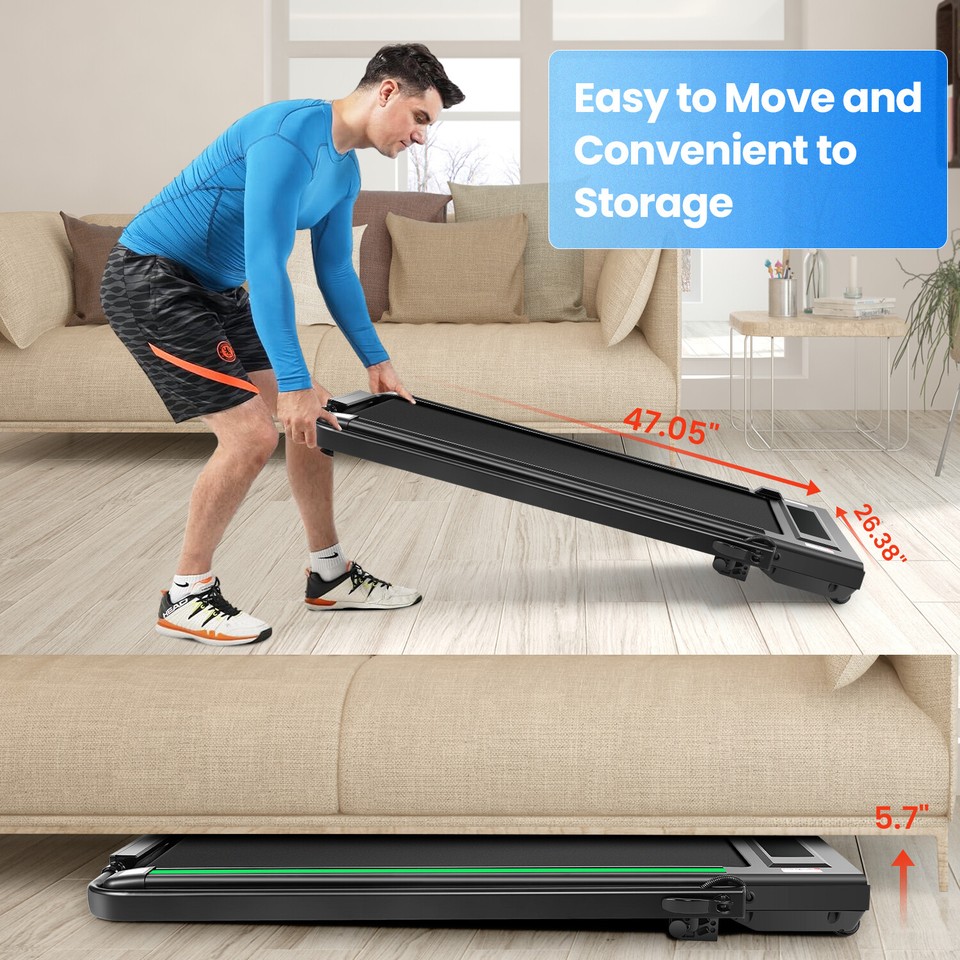Electric Folding Treadmill Portable Running Walking Machine for Home ...