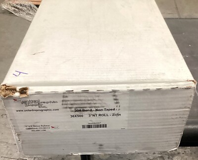 Xerox 3030 Engineering Copier 36" X 500ft Engineering Plotter Paper - 2 ...