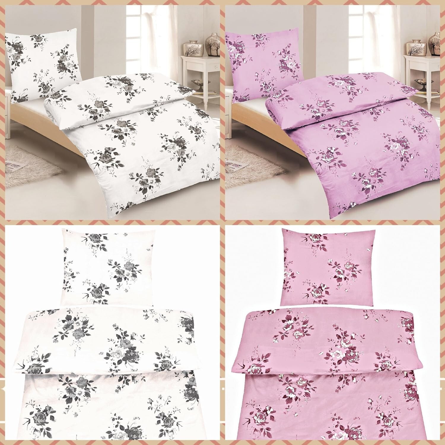 Bettwäsche 135x200 80x80 Coral Fleece Nicky Teddy Plüsch Cashmere Touch ...