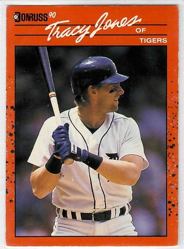 Tracy Jones 1990 Donruss #636 Detroit Tigers MLB | eBay