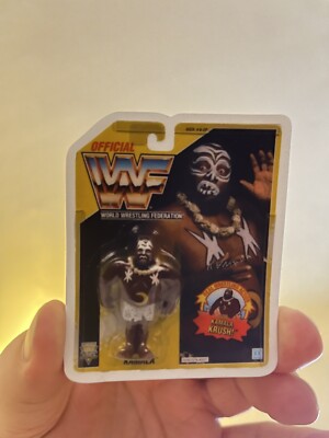 STICKER Moon Belly Kamala WWF Hasbro Figure (this Is A Sticker Of ...