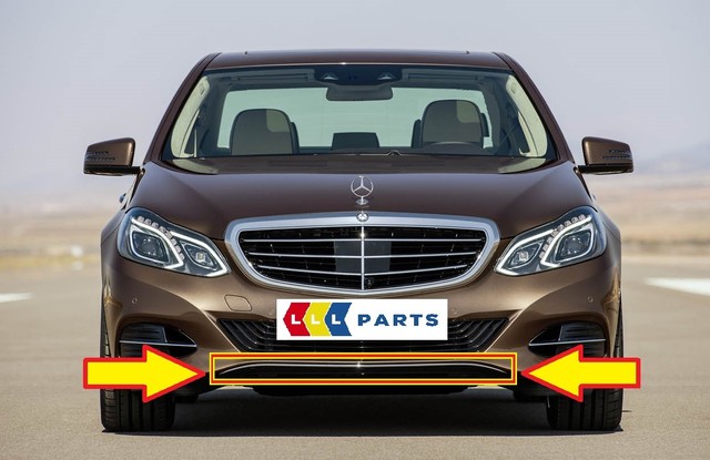 Genuine MERCEDES BENZ E W212 Avantgarde Front Bumper Center Molding ...
