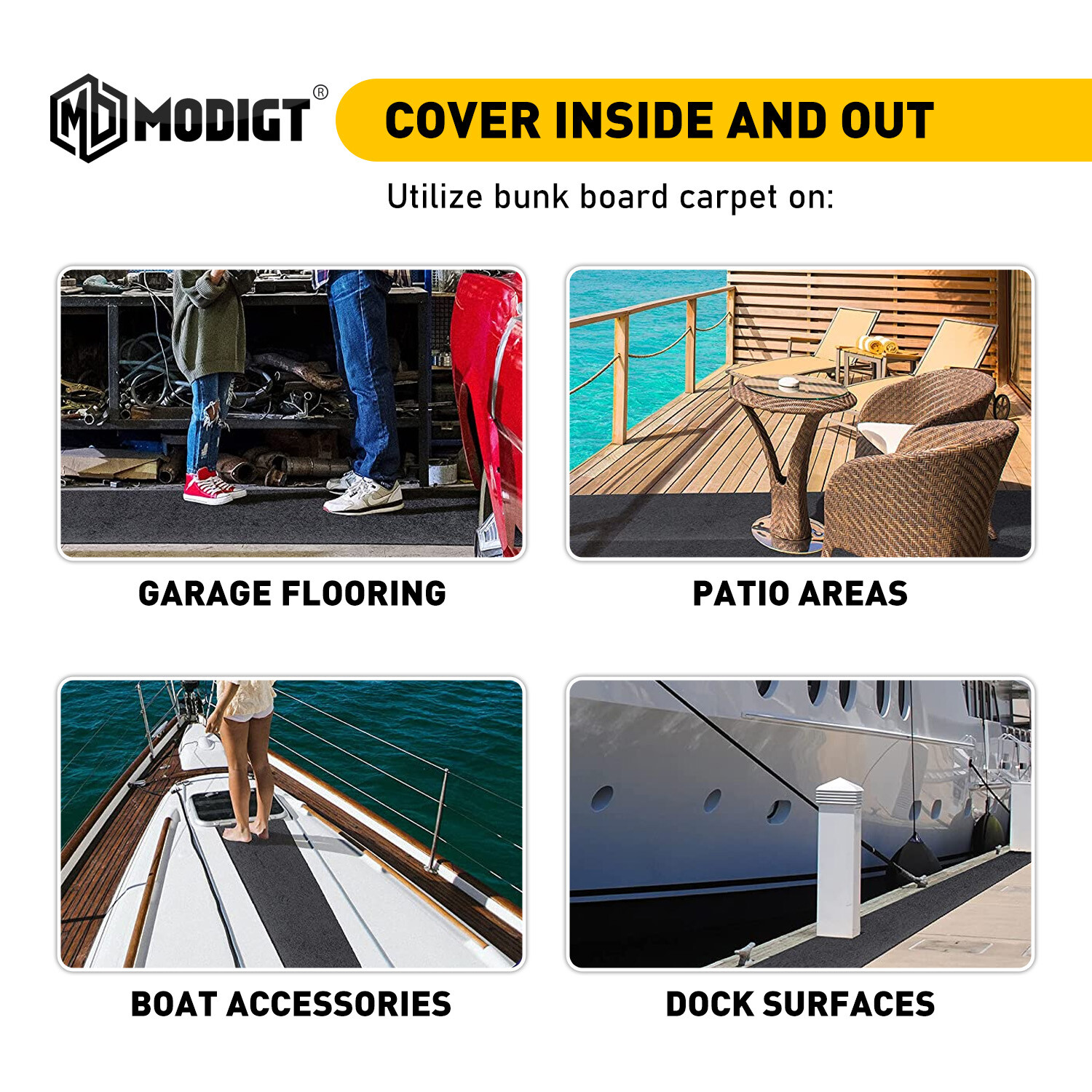 30 X 400cm Bass Bunk Boat Carpet Lining Restoration Cabin Floor Non ...