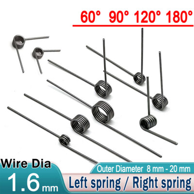 Torsion spring Various Size 8-20mm Diameter ,90° to 180° Assortment ...