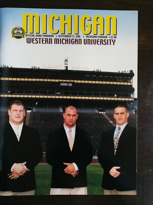 Michigan Wolverines September 15, 2001 Football Program vs Western ...