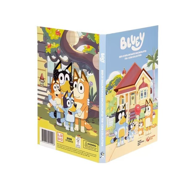 2024 Bluey 10 coin Tube and Collectable | Grelly USA