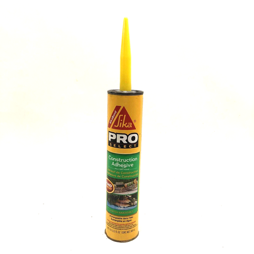 Sika Pro Select Construction Adhesive | Gray | 10.1 fl oz - NEW - 1 ...