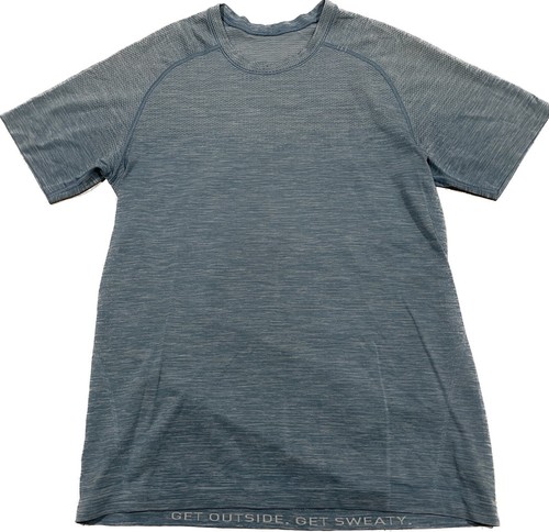 LULULEMON Metal Vent Tech Top Shirt Men's Heather Blue Size S | eBay