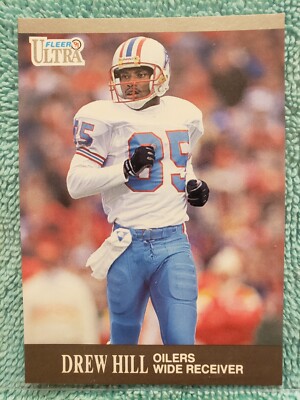 1991 FLEER ULTRA DREW HILL #49 HOUSTON OILERS | eBay