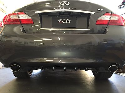 Infiniti M37 Sharkfin Rear Diffuser Pre-painted in matte black | eBay