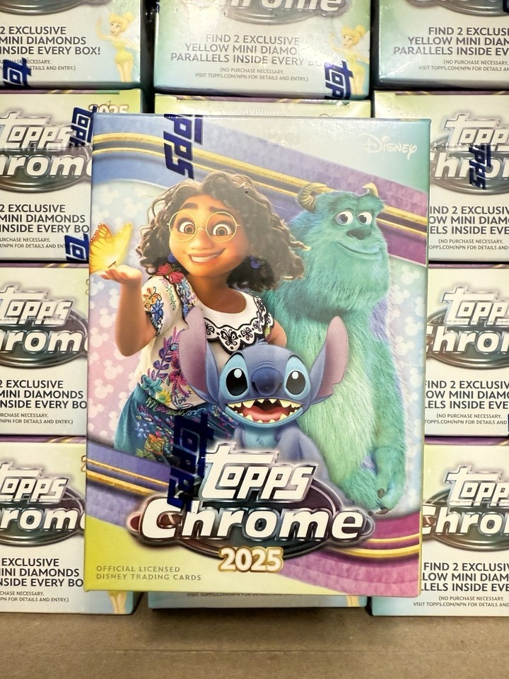 2025 Topps Chrome Disney - Factory Sealed - Value Blaster Box - IN HAND ...