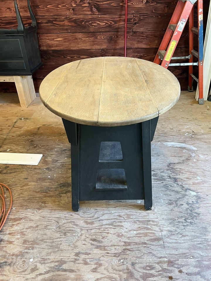 Charles P. Limbert - Cutout Oval Oak Table, Model 146 - N.E. Delivery ...