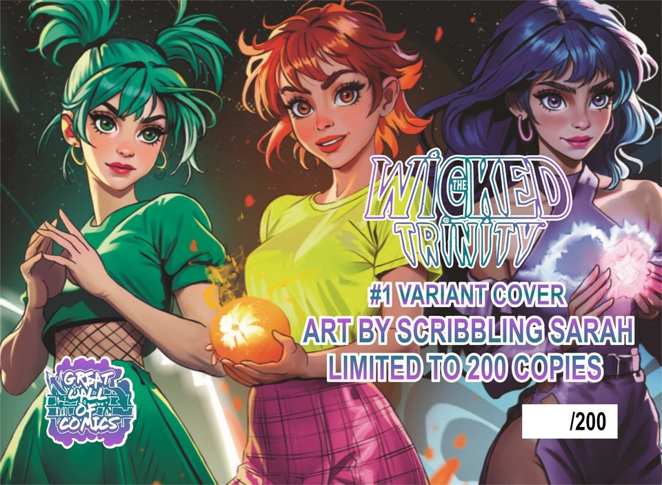 The Wicked Trinity #1 Scribbling Sarah Variant Limited to 200 COA ...