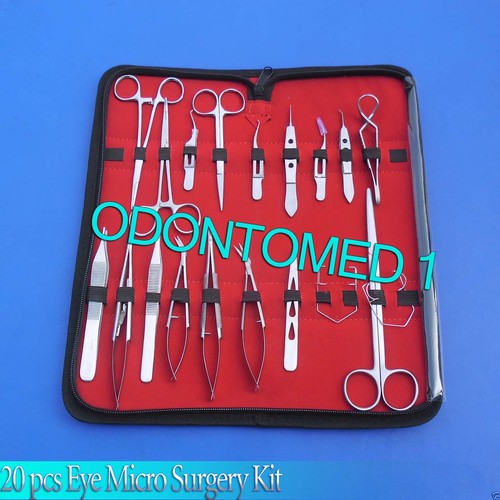 20 Pc O.r Grade Veterinary Ophthalmic Eye Minor Micro Surgery ...