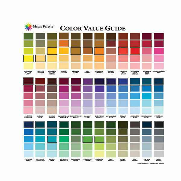 Macpherson CW5200 Magic Palette Artists Color Value Guide for sale ...