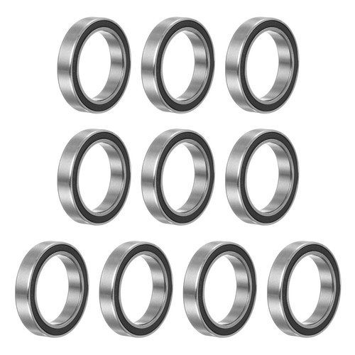 10pcs 6702-2RS Deep Groove Ball Bearings 15x21x4mm Rubber Sealed ...