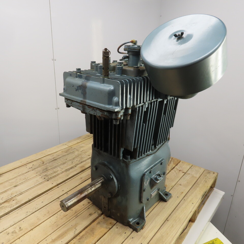 Quincy 390-12 Two Stage QR Piston Air Pump Compressor 1-7/8" Keyed ...