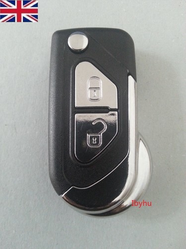 Fits Citroen DS3 Remote Flip Key 2 Buttons Fob Case + Uncut Blade ...
