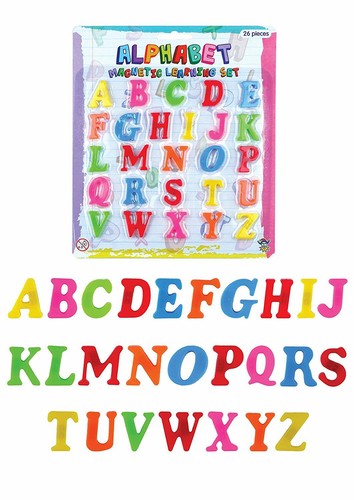 26Pcs Magnetic Alphabet UpperCase Letters Set,Preschool Kids Toddlers ...