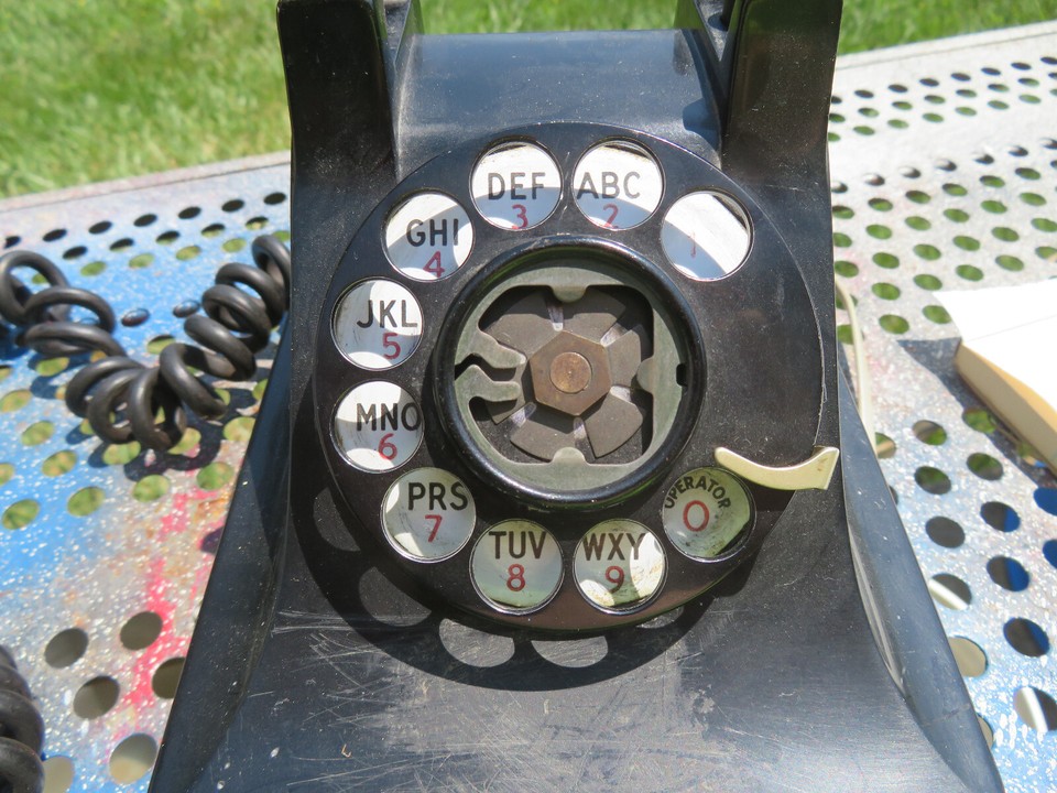 Vintage Western Electric 302 Rotary Dial Telephone Wired Untested | eBay