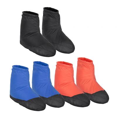 Duck Down Booties Anti Slip Feet Cover Warm Socks for Camping Indoor ...