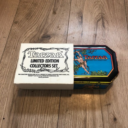 Tarzan Three Knife Limited Edition Collectors Set In Tin Tarzan Jane ...