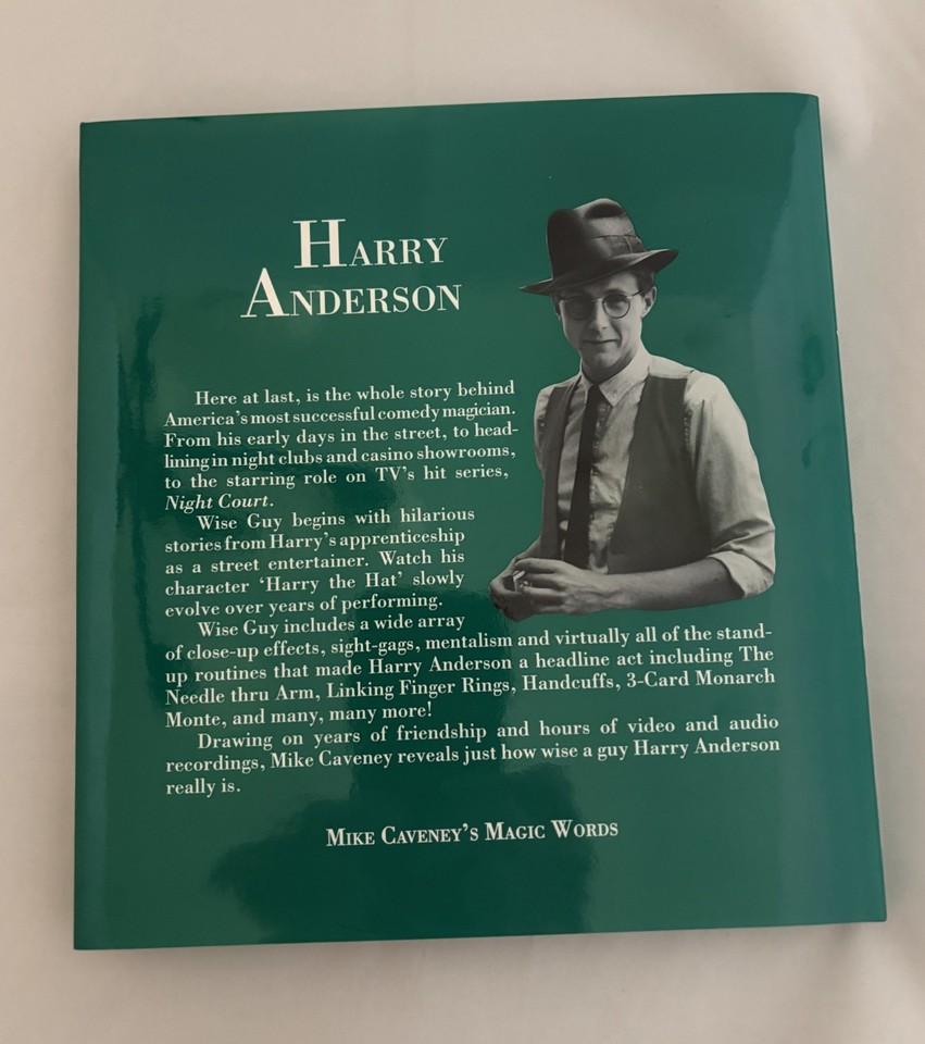 Harry Anderson Magic Collection Two Books, one autographed, and Palming ...