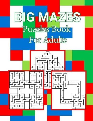Deborah Delapaz Publis Big Mazes Puzzles Book For Adu (Taschenbuch) (US ...