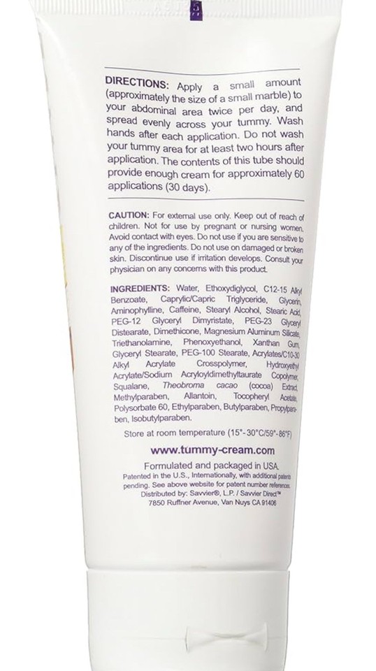 Tummy Tuck Miracle Slimming System Tummy Cream 6oz Factory Sealed USA ...