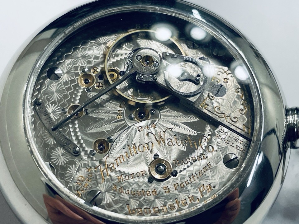 Hamilton 944 Pocket Watch, 18s 19j in a Swing out Display Back Case 🫣🤫🤫 ...