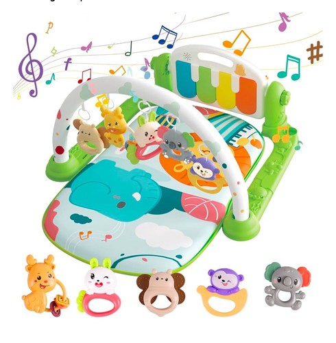 Baby Gyms Play Mats, Funny Piano Detachable Baby Play Rattle Eco ...