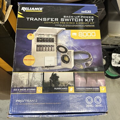 Reliance 6-Circuit Transfer Switch Kit 851890000034 | eBay