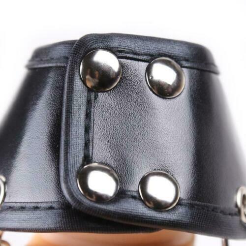 Pu Leather Parachute Lock Spliter Ring Ball Stretcher Delay | eBay