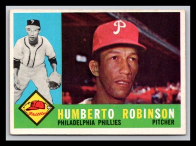 1960 Topps #416b Humberto Robinson Gray back EX or Better | eBay