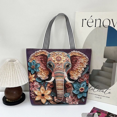 Ethnic Style Tote Bag Embroidery Shoulder Bag Retro Women Handbag | eBay UK