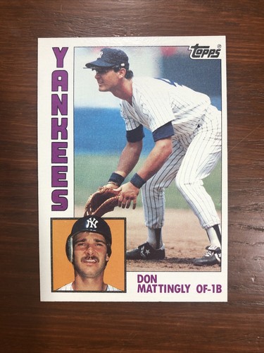 1984 Topps #8 Don Mattingly Rookie Card NrMint Pack Fresh Clean Sharp ...