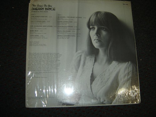 Sherry Bryce - This Song's For You 1975 USA Orig. LP SW CC E/E | eBay