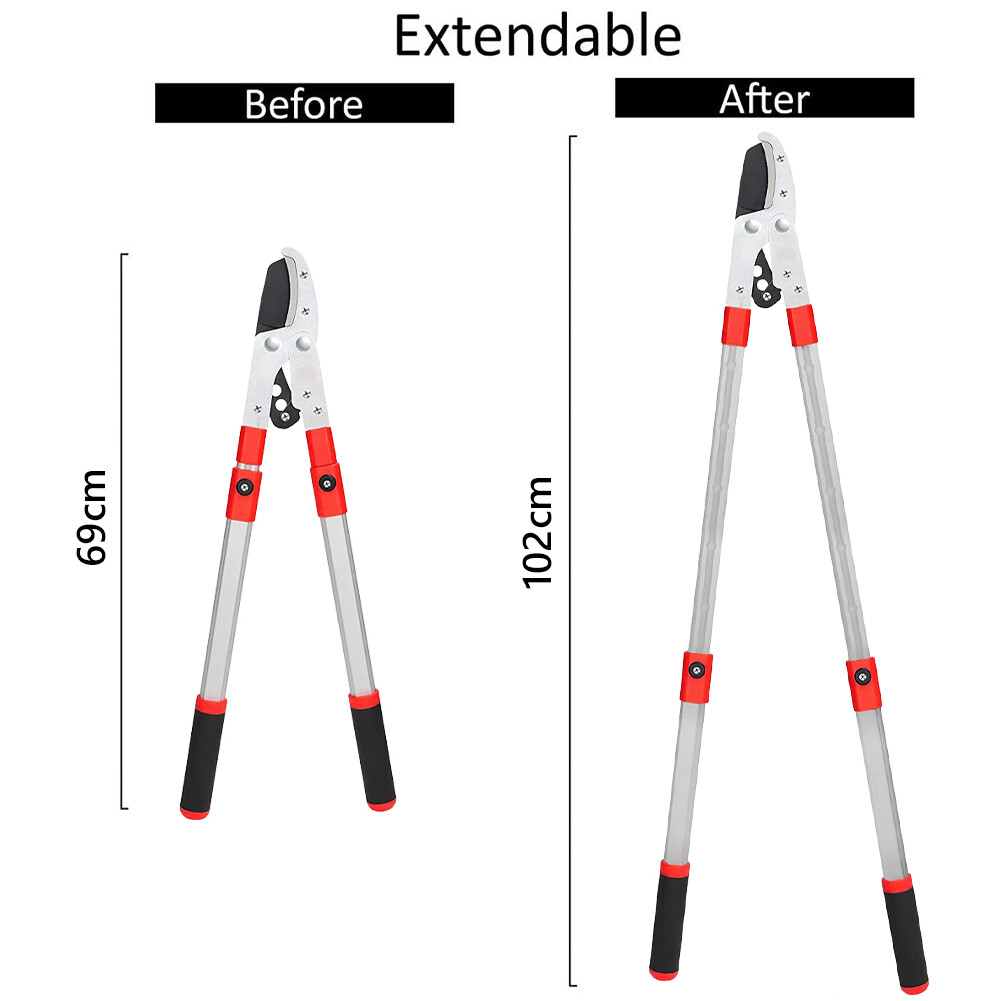 Extendable Tree Pruner Garden Branch Cutter Lopper Heavy Duty Pruning ...