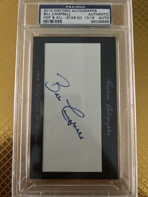Joe Rudi Historic Autographs HOF & All-Star - AUTO 8/11 - PSA/DNA ...