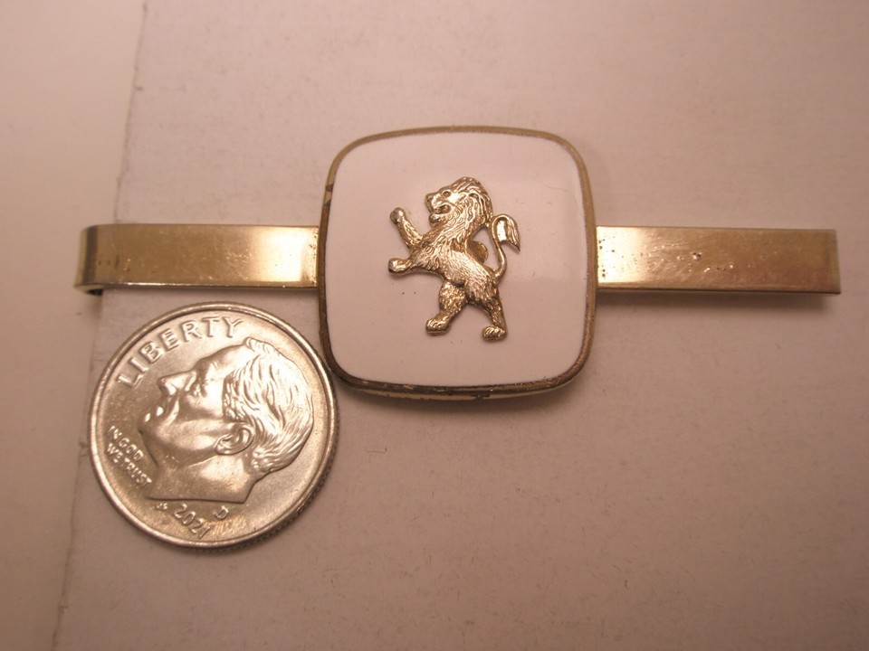 Salient Lion Vintage Tie Bar Clip coat of arms lannister house sigil ...