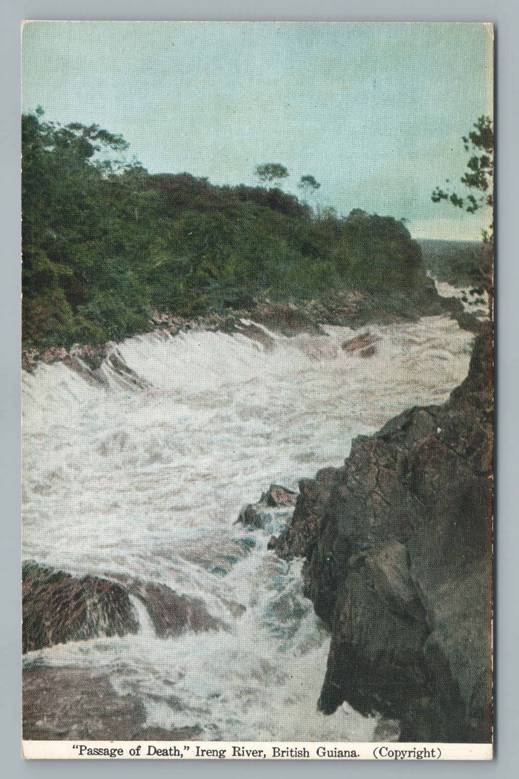 “Passage of Death” Ireng River BRITISH GUIANA River Rapids—Antique BWI ...