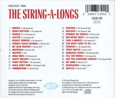 THE STRING-A-LONGS WHEELS [PICK-A-HIT/CHARLY] NEW CD 29667139021| eBay