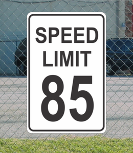 Speed Limit 85 Metal Sign for Street Road Highway Parking Lot 12"x18 ...