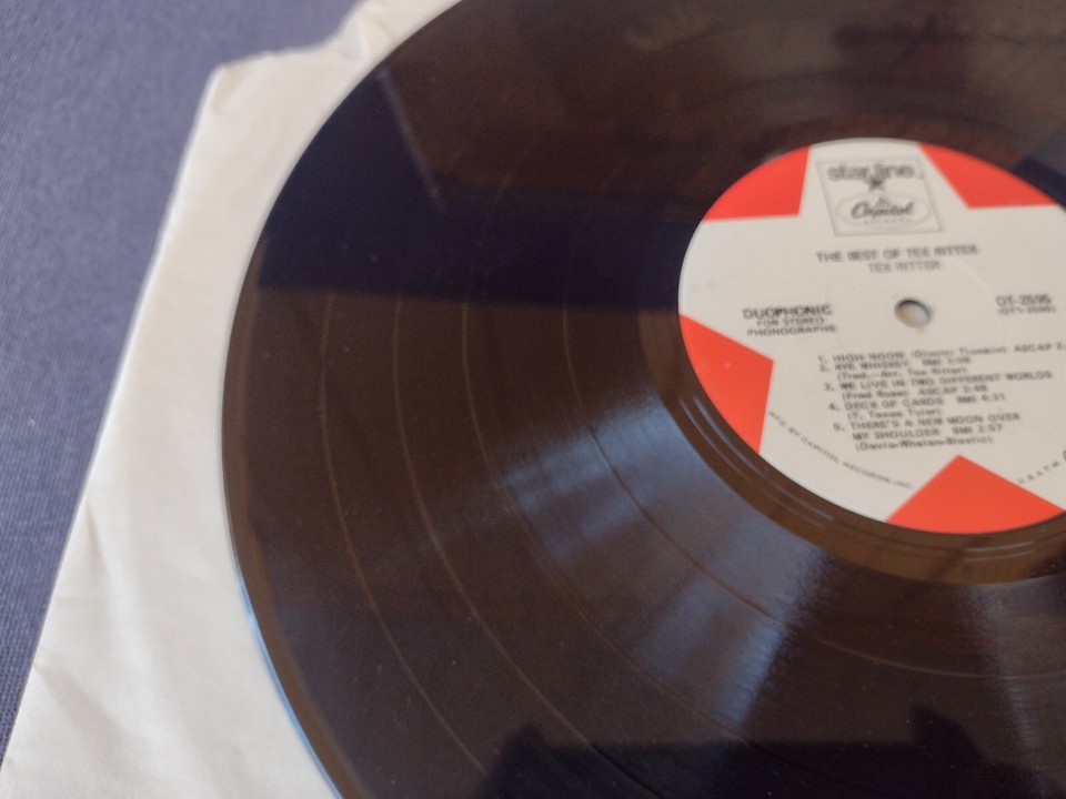 Tex Ritter - The Best Of Tex Ritter - Capitol Records - DT-2595 - LP ...