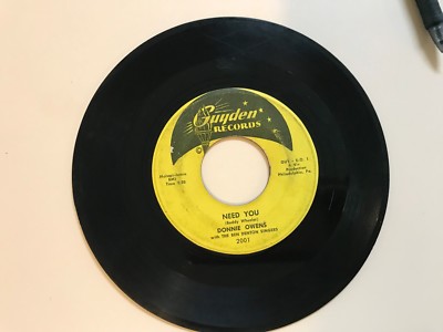 ROCK 45 RPM RECORD - DONNIE OWENS - GUYDEN 2001 | eBay