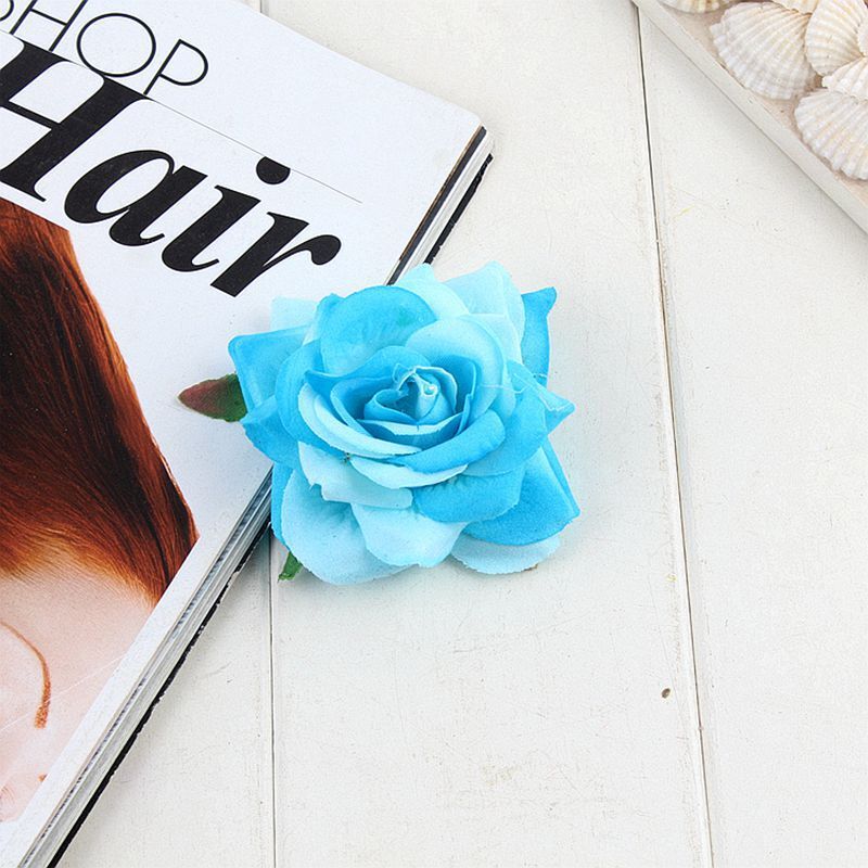 Rose Flower Hair Clip Bridal Hairpin Brooch Wedding Accessory ...
